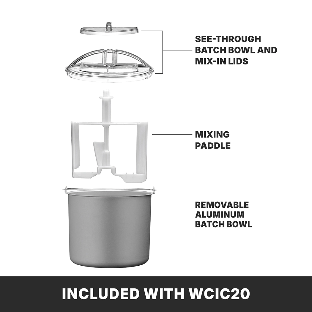 2-Qt Compressor Ice Cream Maker | Waring