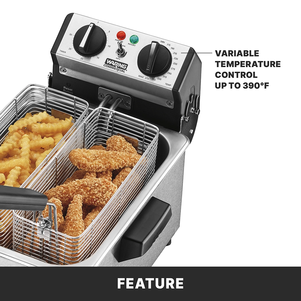 8.5-lb Compact Deep Fryer - 120V | Waring