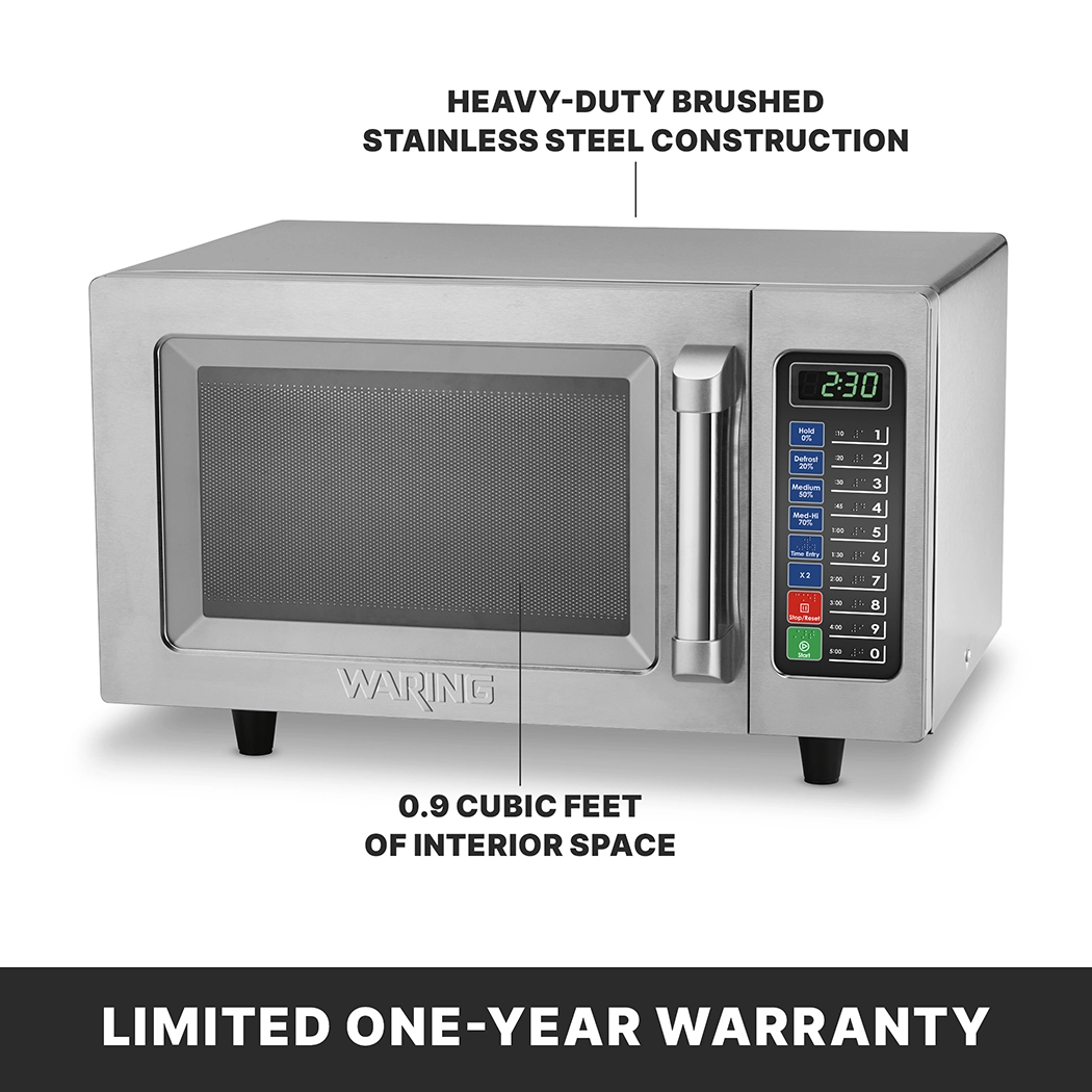 Microwave Oven | 9 Cu Ft, Medium-Duty | Waring