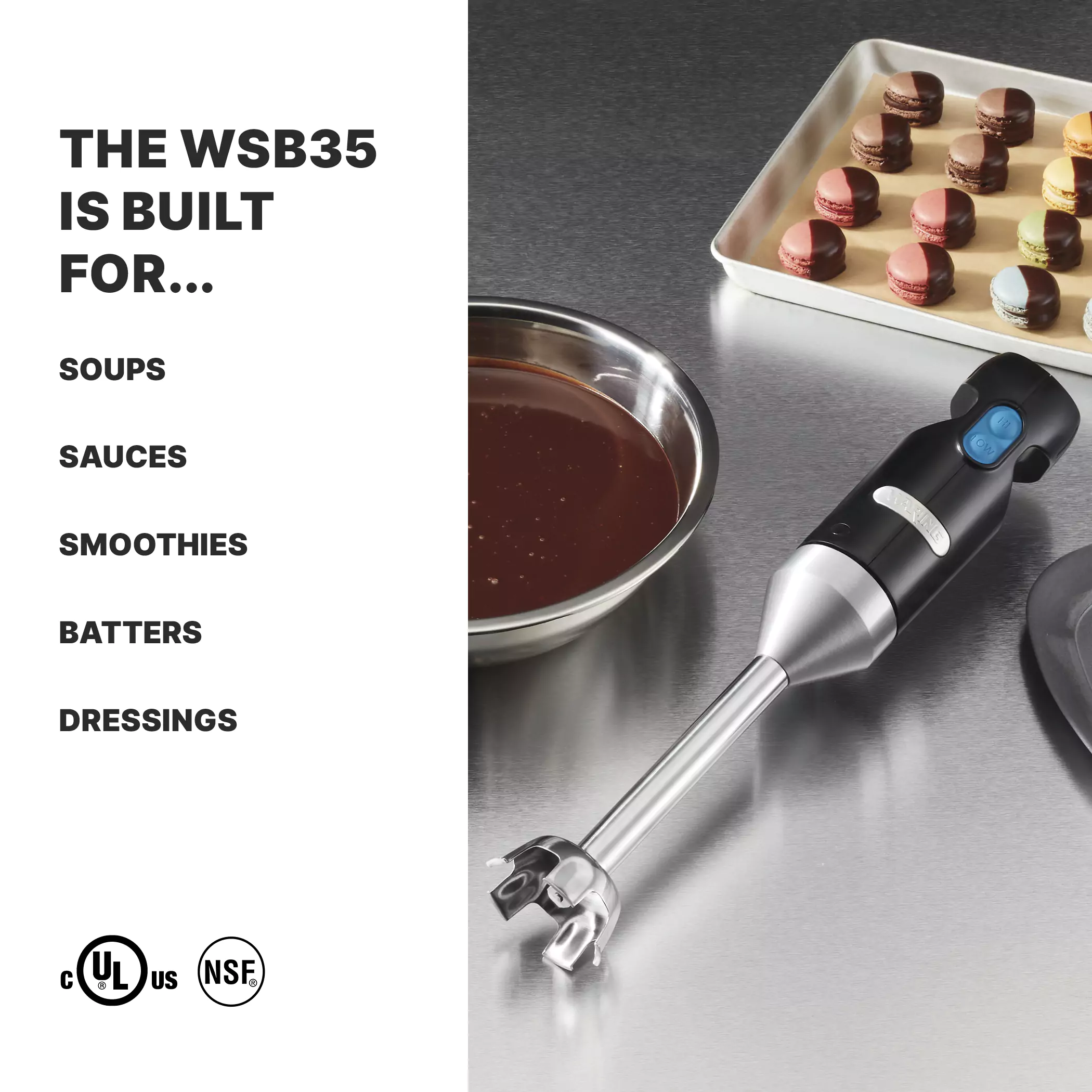 Quik Stik Commercial Immersion Blender (WSB35) | Light-Duty | Waring