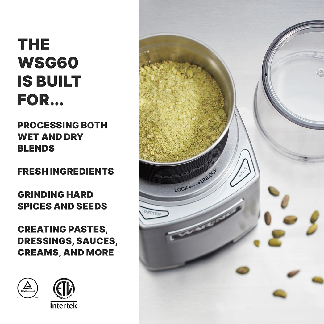 3-Cup Wet/Dry Power Grinder | Heavy-Duty | Waring