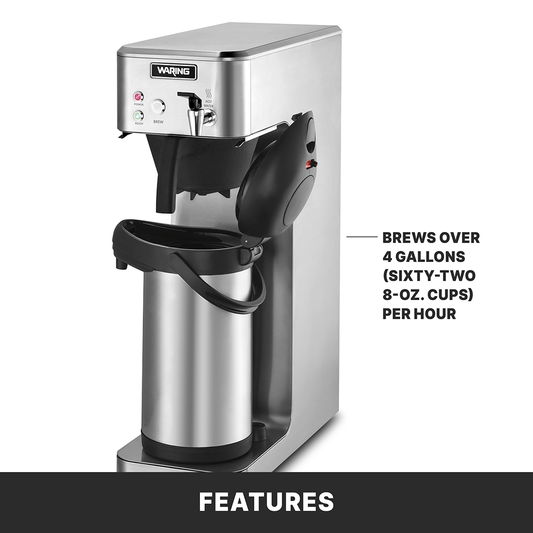 Café Deco® Airpot Coffee Brewer | Waring