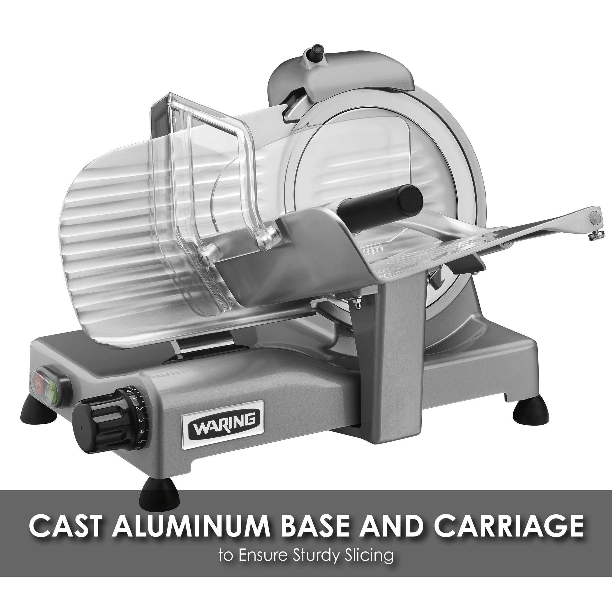 8.5" Professional Food Slicer | Silver | Waring