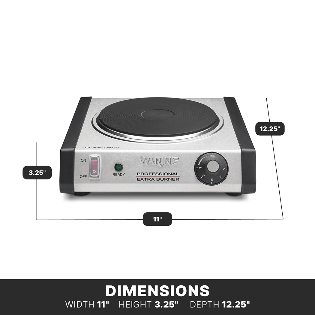 Commercial Cast-Iron Single Burner | Waring