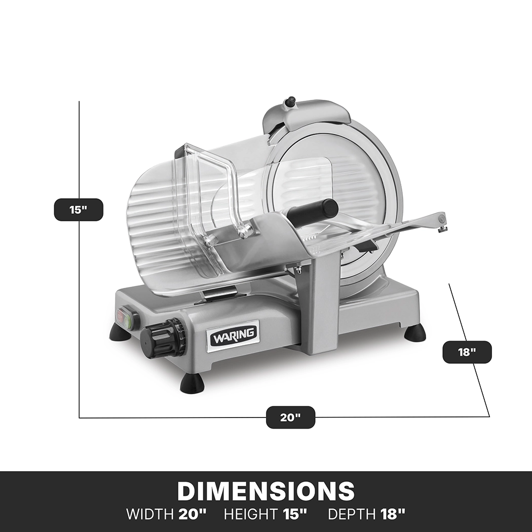10" Professional Food Slicer | Silver | Waring