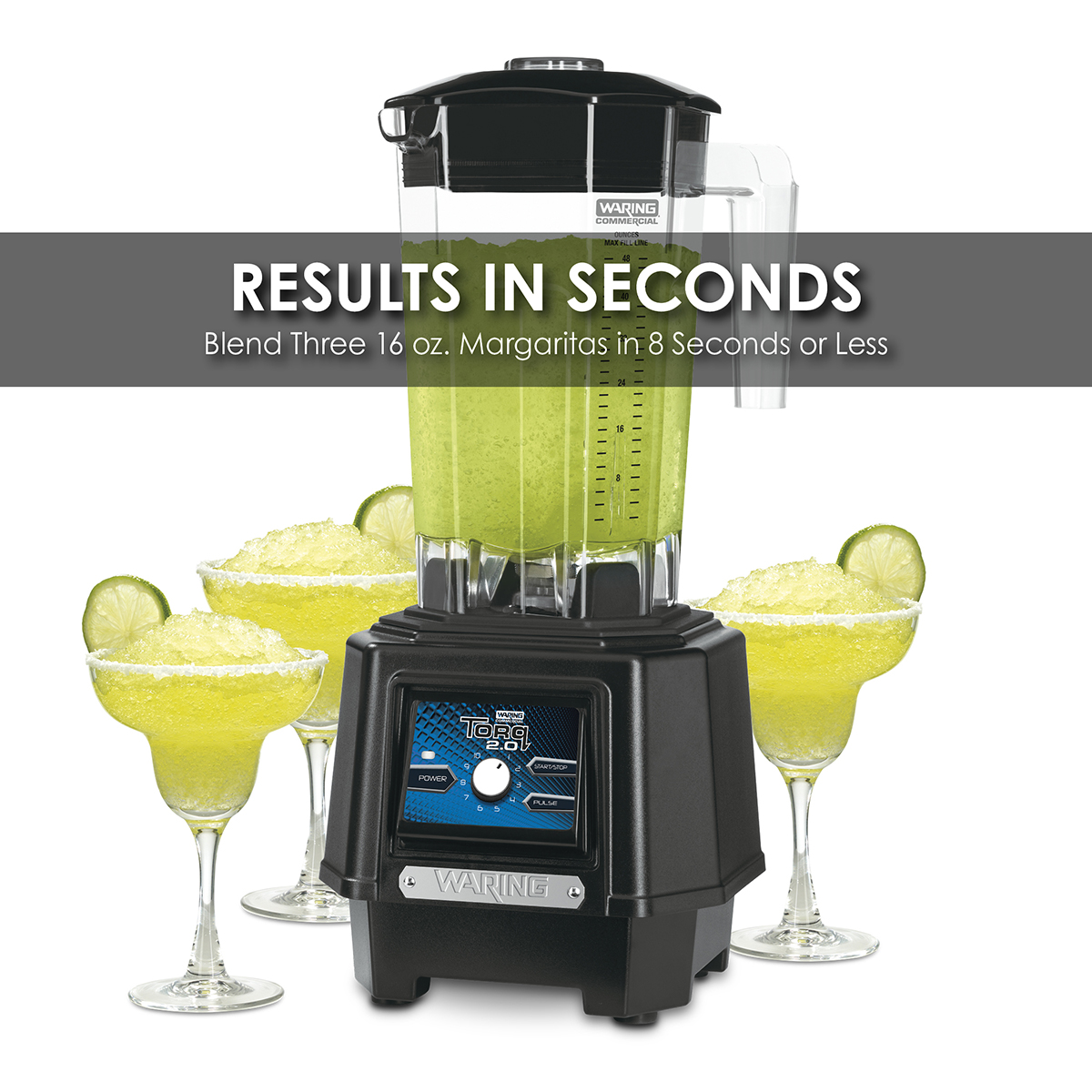 Torq 2.0 Blender | 48oz Copolyester, Touchpad | Waring