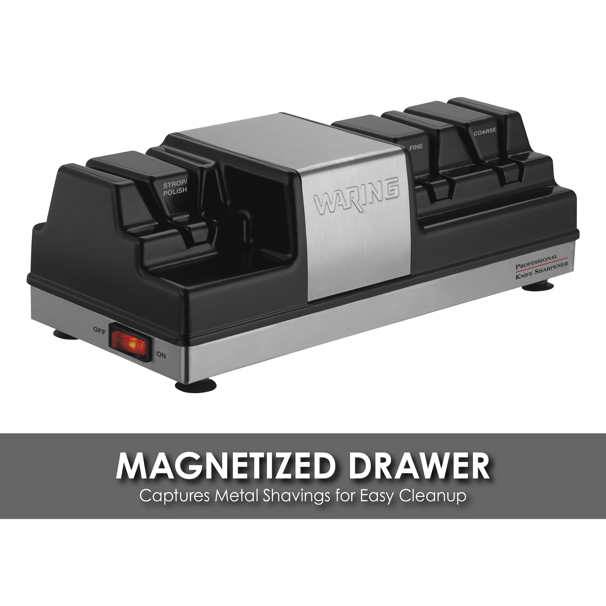 Three-Station Knife Sharpener | Waring