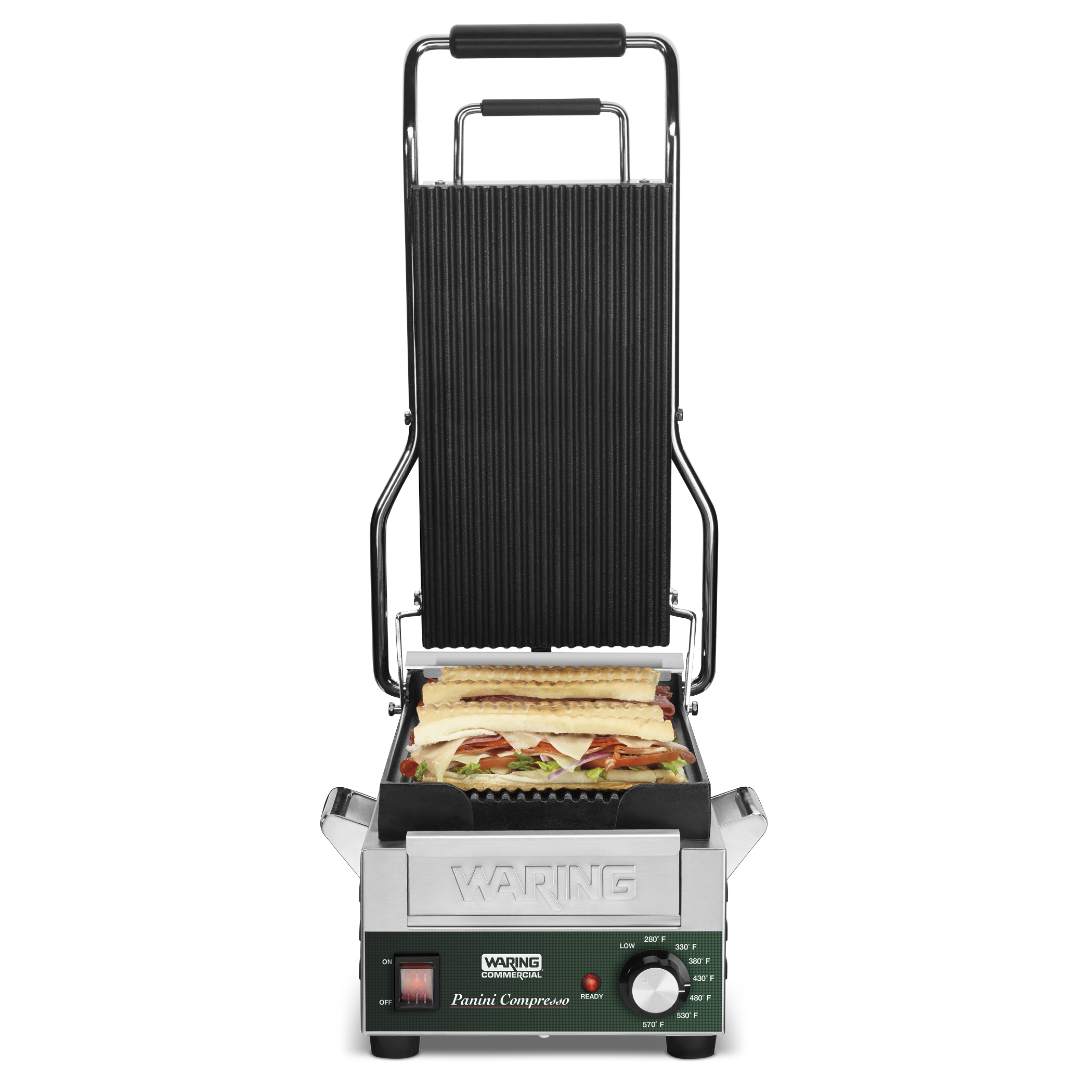 Panini Compresso™ Slimline Panini Grill | Waring