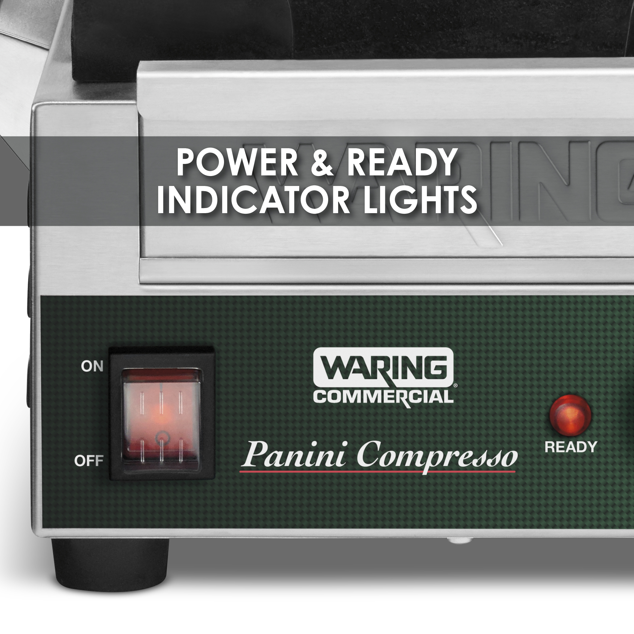 Panini Compresso™ Slimline Panini Grill | Waring