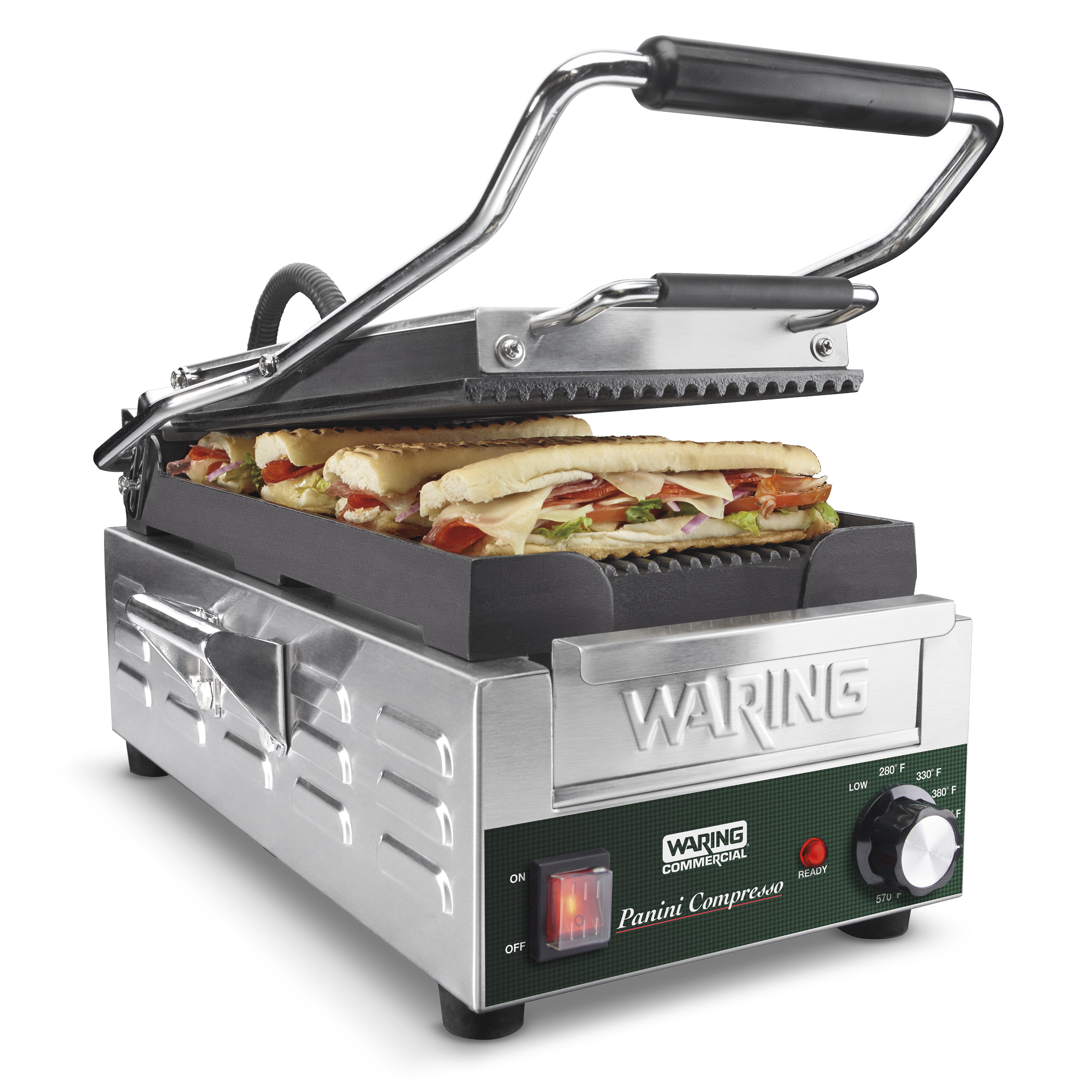 Panini Compresso™ Slimline Panini Grill | Waring