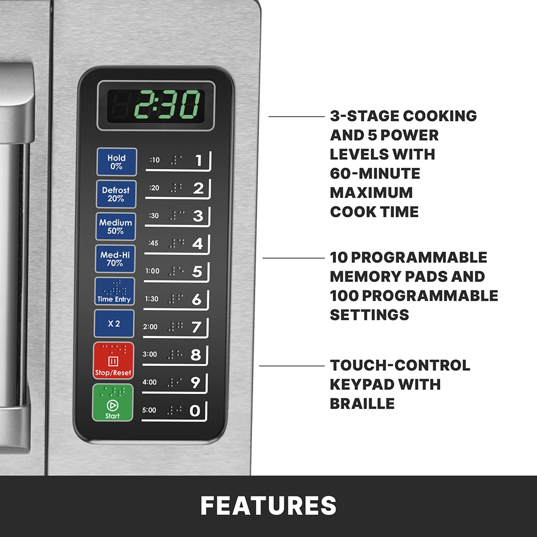 Microwave Oven | 9 Cu Ft, Medium-Duty | Waring
