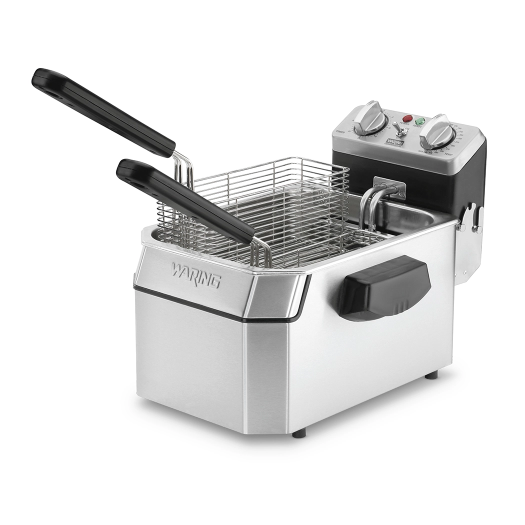 10-lb Deep Fryer - 120V | Heavy-Duty | Waring