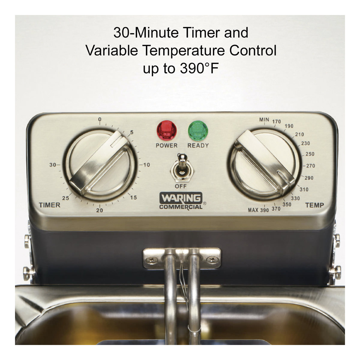 10-lb Deep Fryer - 120V | Heavy-Duty | Waring