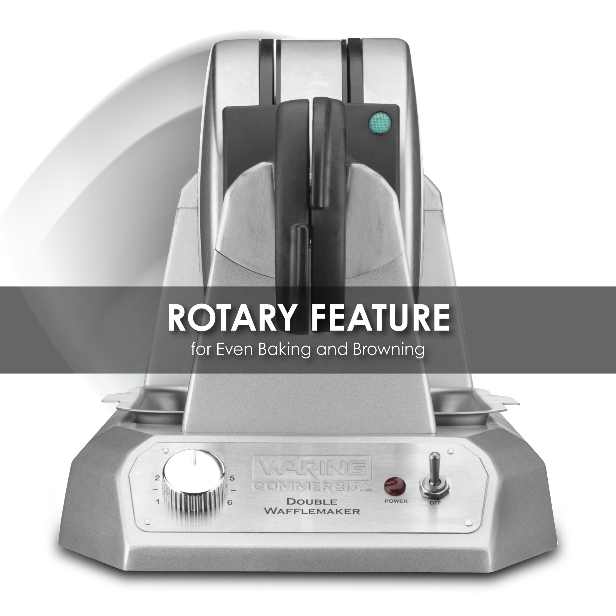 Double Classic Waffle Maker - 120V, 1300W | Waring