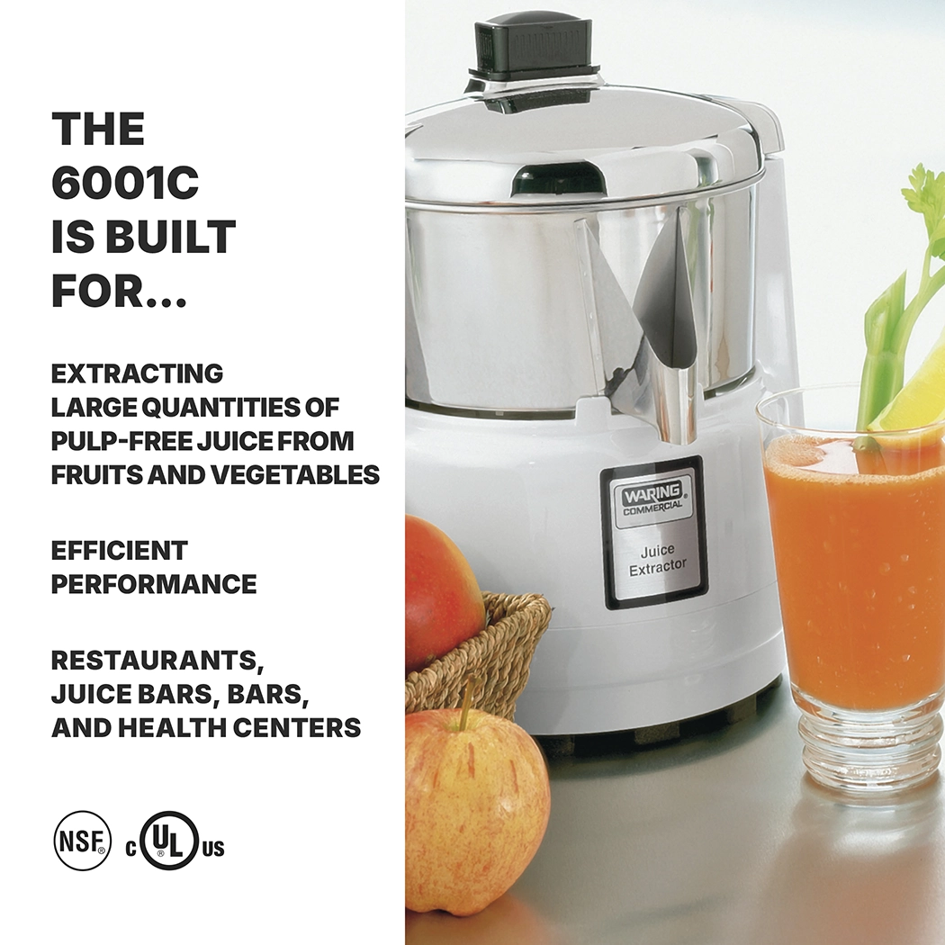Heavy-Duty Bar Juice Extractor | Compact Design | Waring