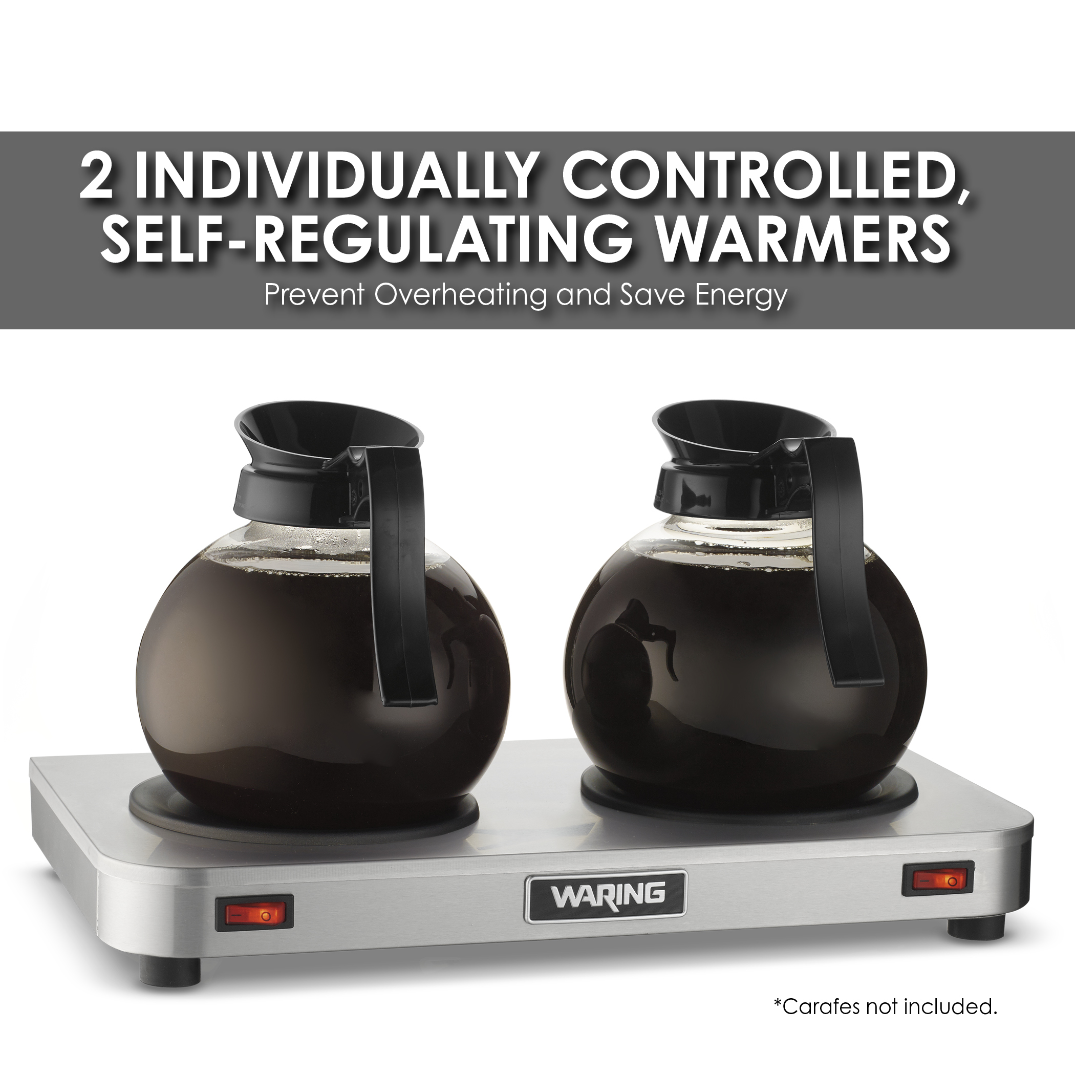Double Burner Coffee Warmer | Waring